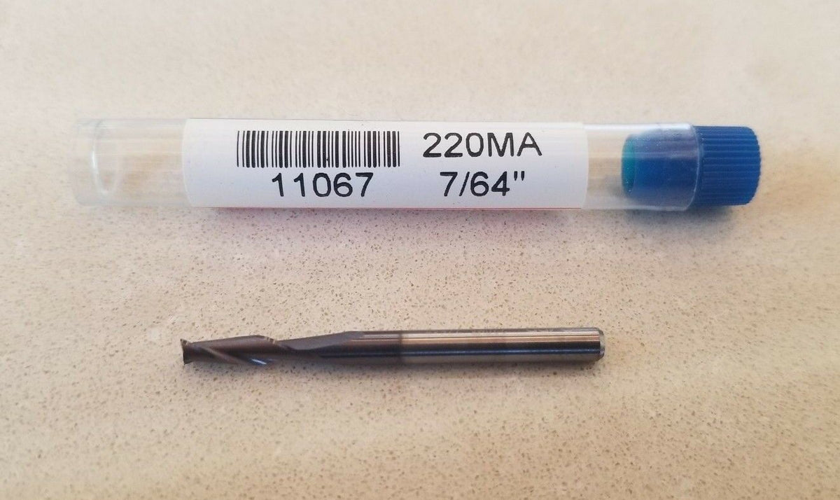 GARR Tool 220 MA 7/64" End Mill Carbide EDP # 11067 2 Flute New