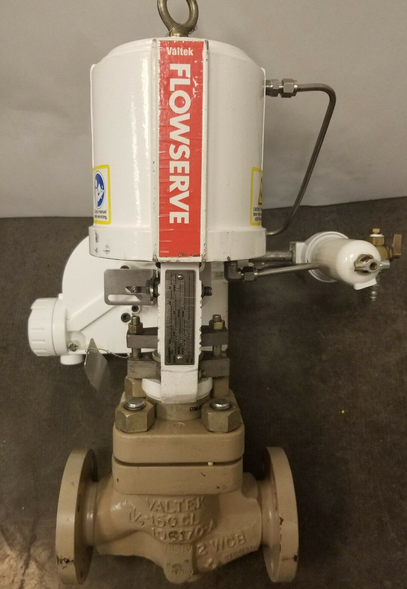 Valtek Flowserve 1.5" MK1 Valve Actuator 150PSI w/Logix 3200IQ Series