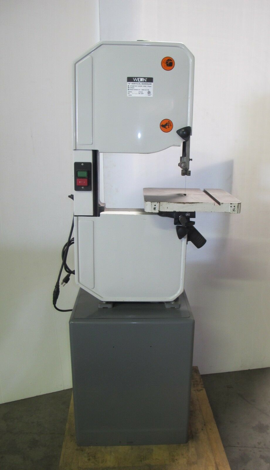 Wilton 14" Vertical Band Saw No 8201 Single Phase Very Nice Machine