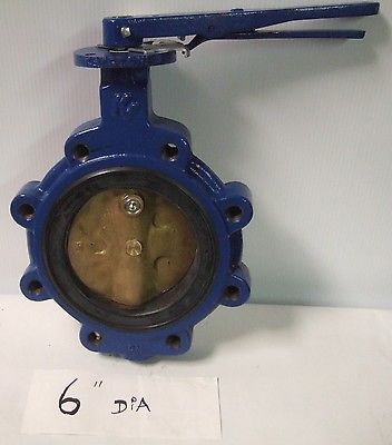 KEYSTONE 6" Resilient Seat Valve Butterfly