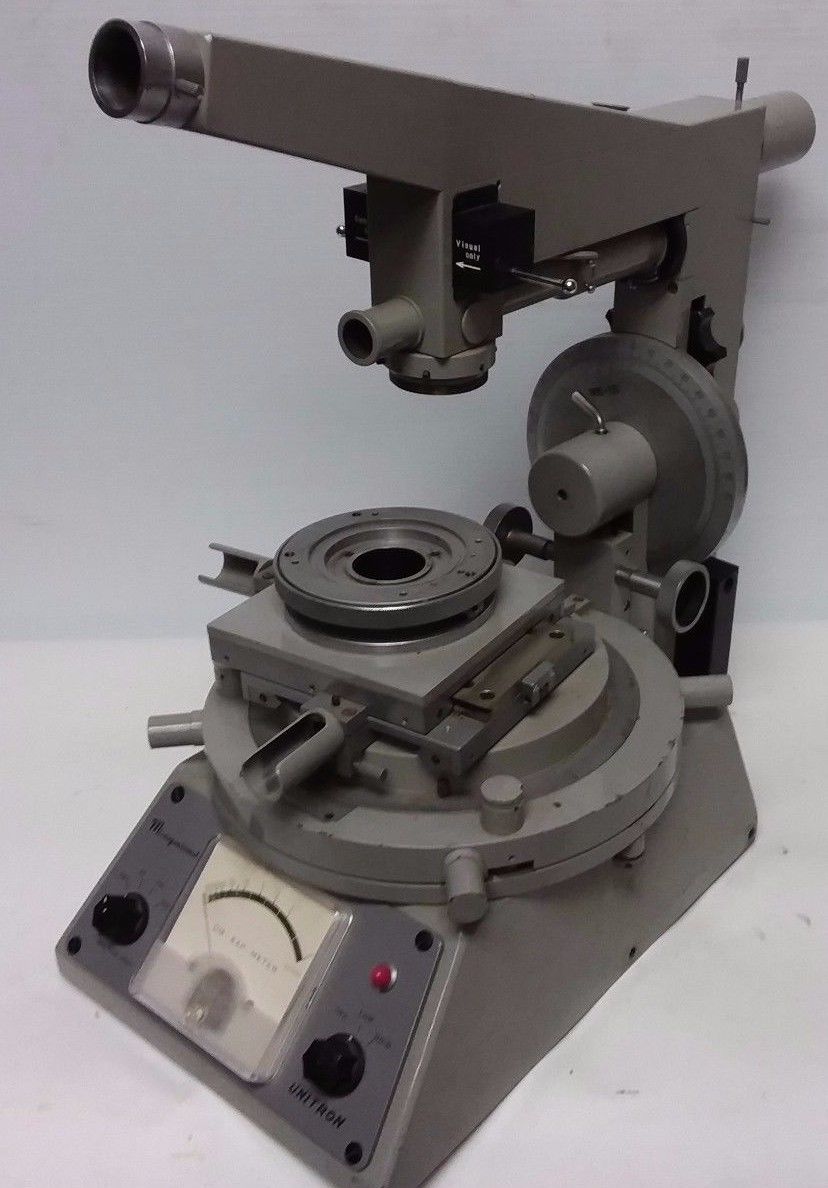 UNITRON MICROGONIOMETER Microscope Tip Tilt Stage