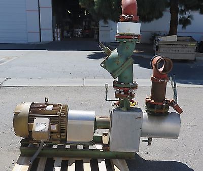 Taco FI 4011 Water End Suction Centrifugal Pump 450 GPM 40 HP Baldor M